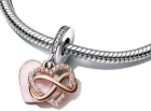 Mini Charm Cuore Be Love | Ciondolo | Placcato oro | Pandora IT